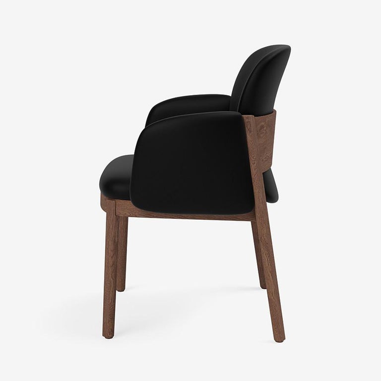 Granville Bridge Armchair in Whiskey Ultra Matte Lacquered and Client ...