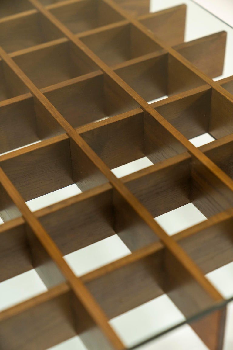 Graphic Rectangular Coffee Table in Maple Wood, Italy, 1970s For Sale ...