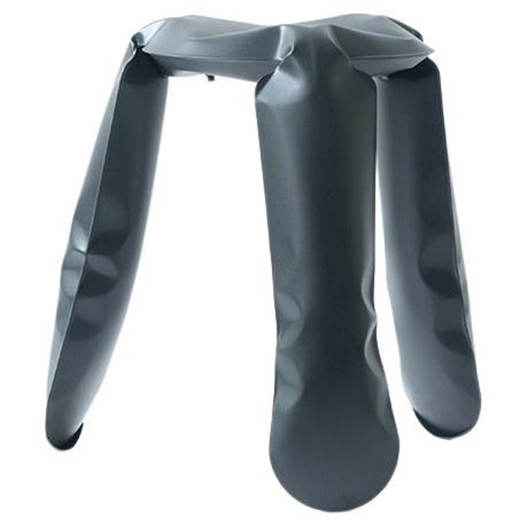 Graphite Aluminum Standard Plopp Stool by Zieta For Sale at 1stDibs
