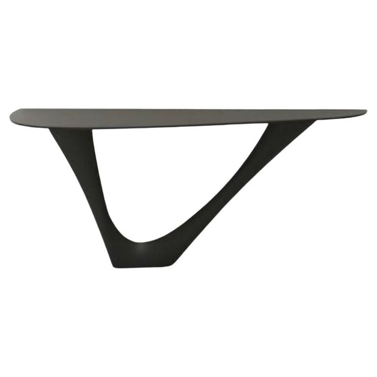 Graphite G-Console Steel Base with Steel Top Mono by Zieta For Sale at ...