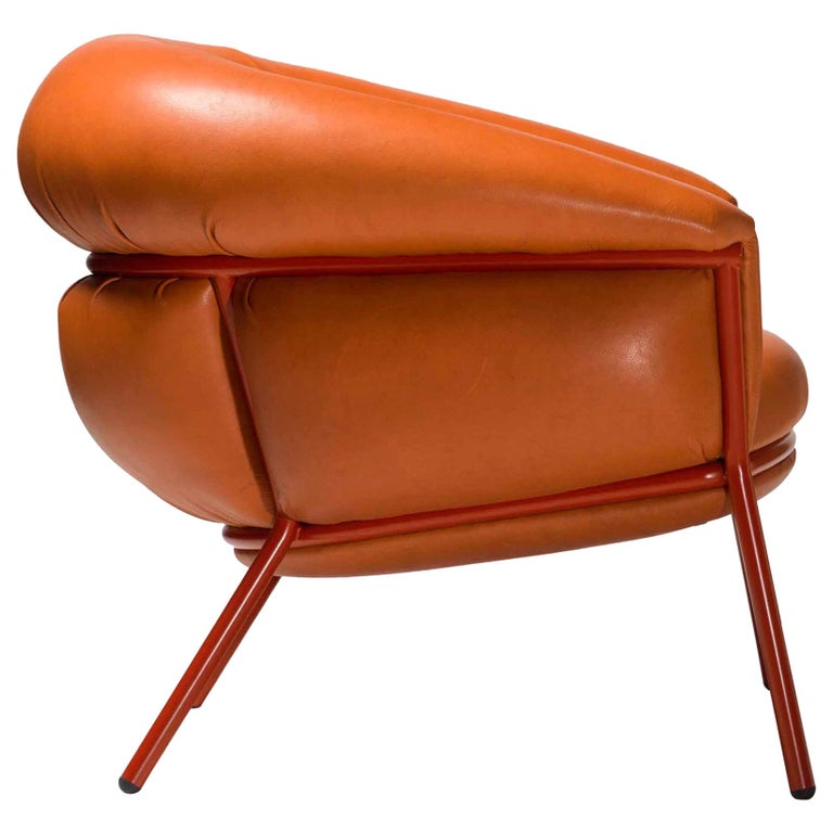 Grasso Armchair by Stephen Burks, Orange For Sale at 1stDibs
