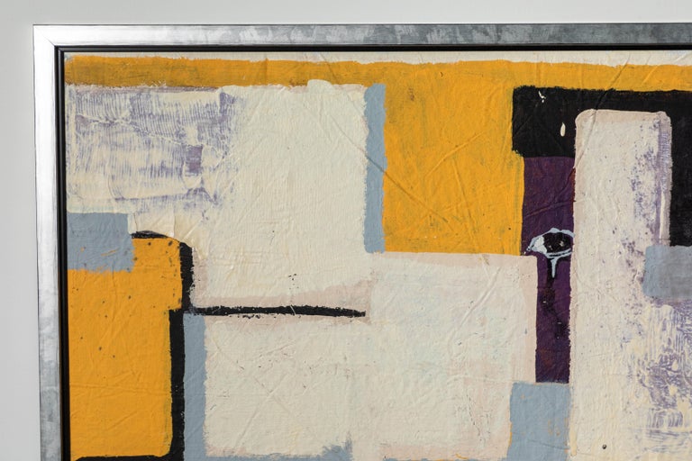 Gray and Yellow Abstract by Christopher Shoemaker at 1stDibs