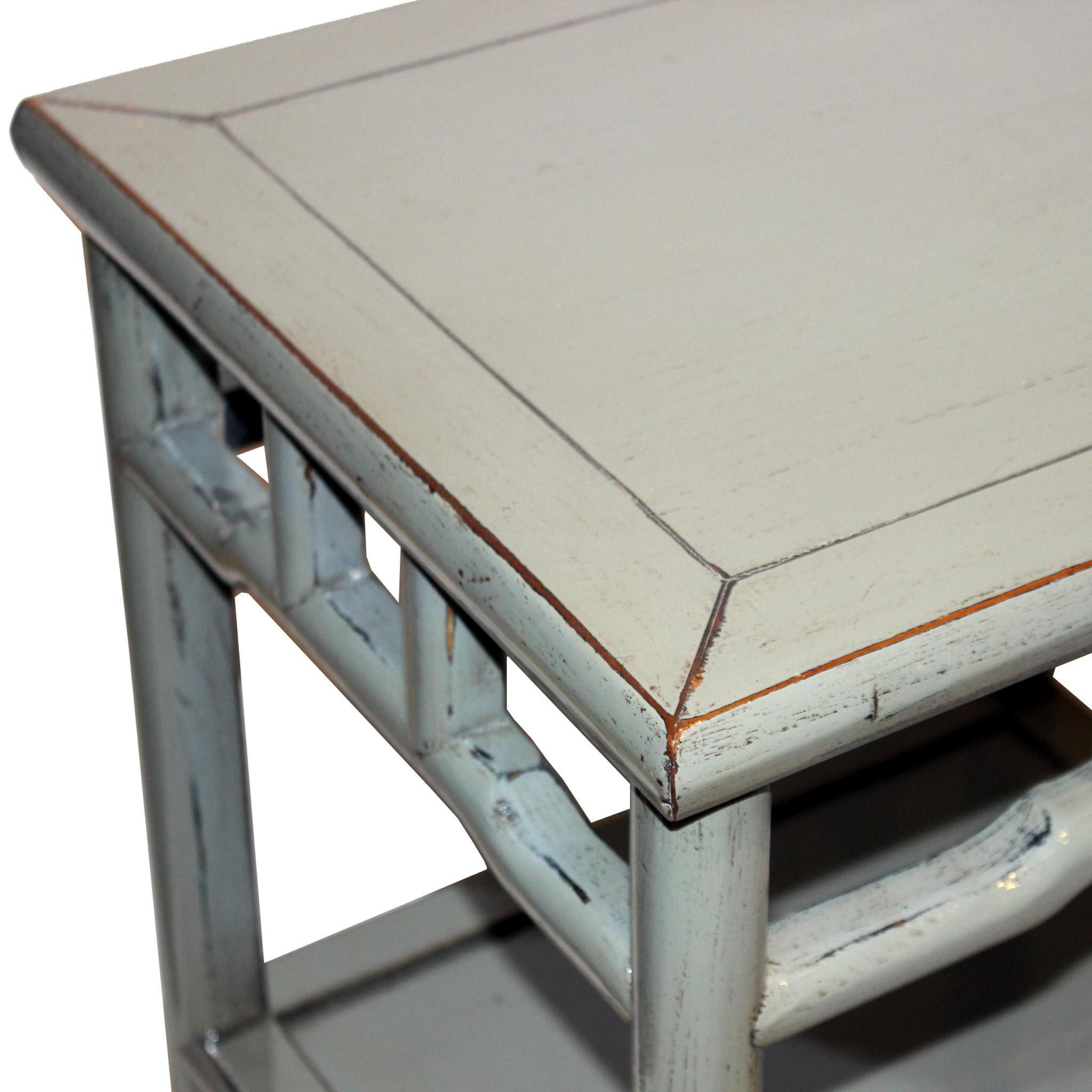 Gray End Table at 1stDibs