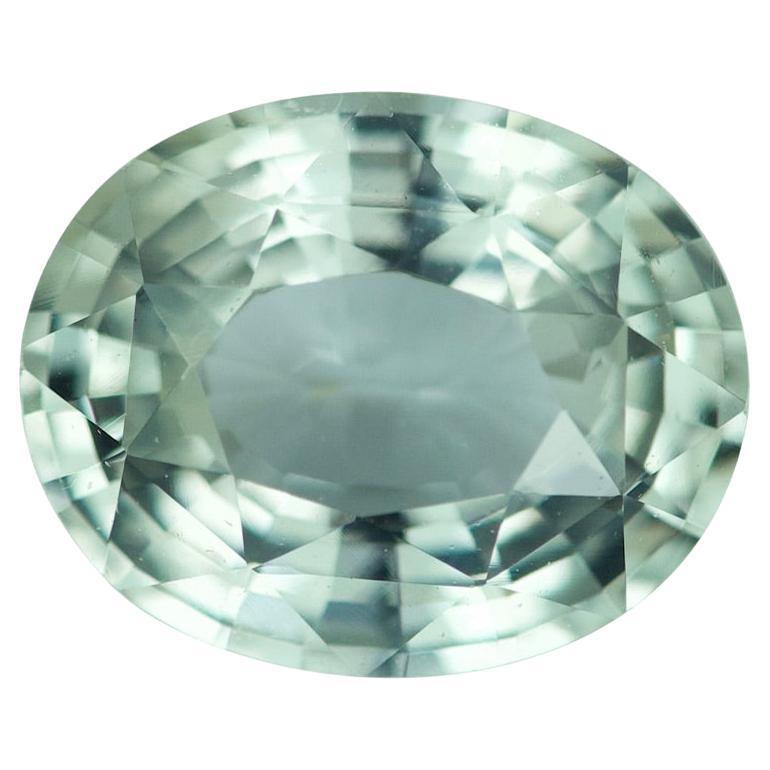 Mint Green Sapphire 1.69 ct Radiant Cut Unheated, Loose Gemstone For ...