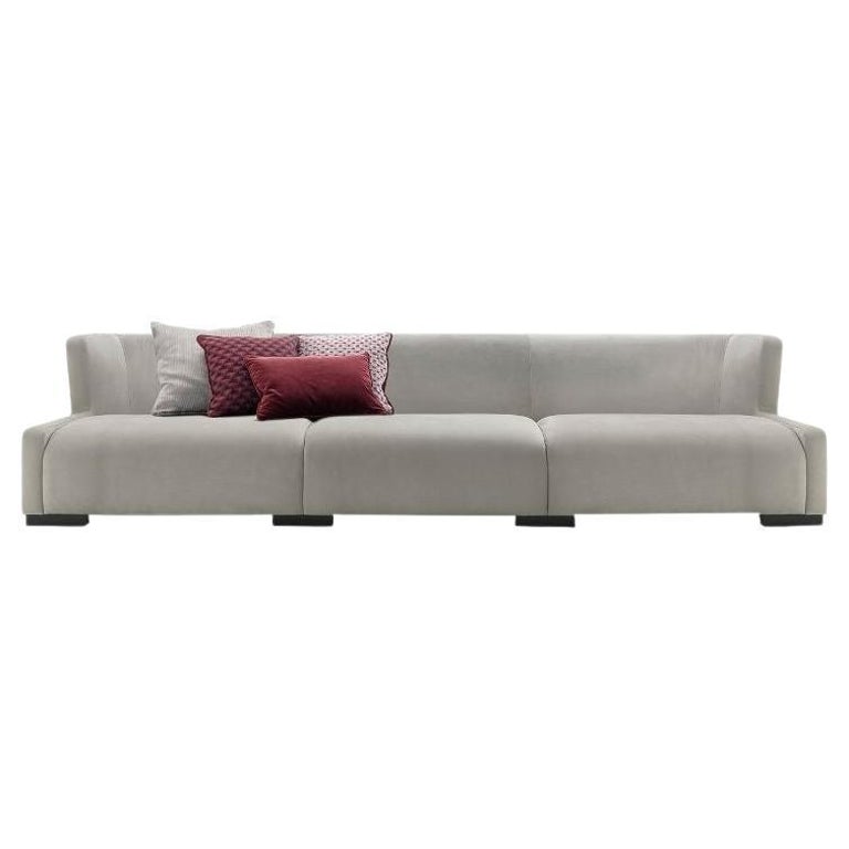 Gray Modular Sofa For Sale at 1stDibs