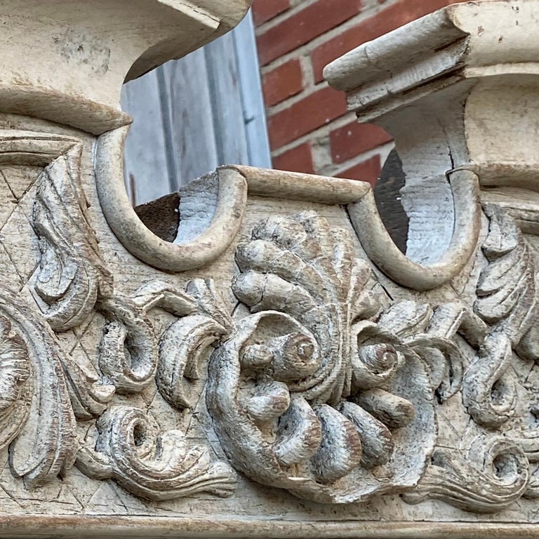 Gray Painted Rococo Writing Secretary and Cabinet, Sweden Circa 1760's ...