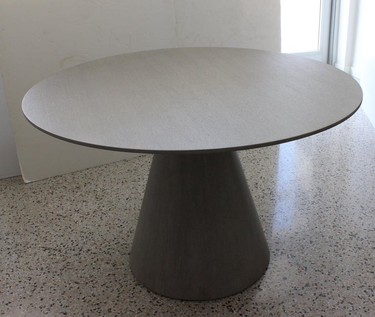 Gray Wash Cerused Oak Dining Table For Sale at 1stDibs | gray cerused ...