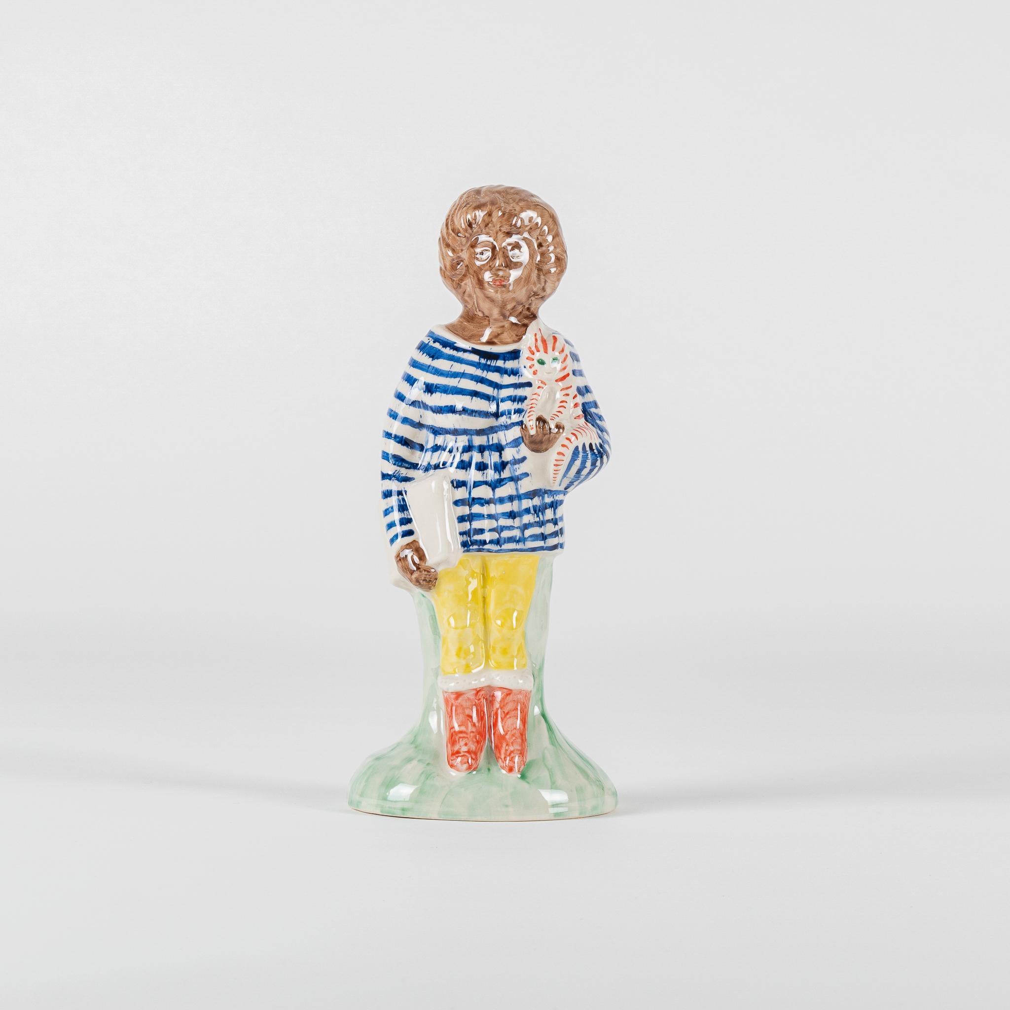 Grayson Perry - Home Worker Staffordshire Figure (Design 2) For Sale at ...