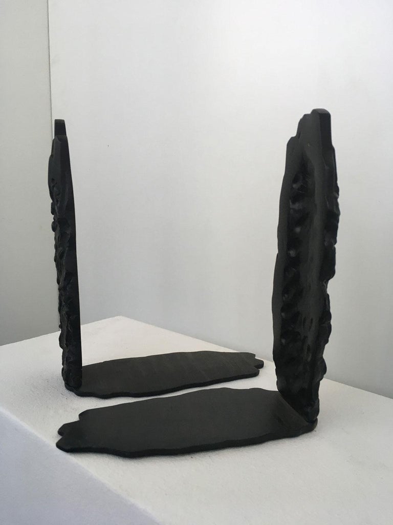 Graziano Pompili - Italy 1980 Post-Modern Bronze Black Abstract ...