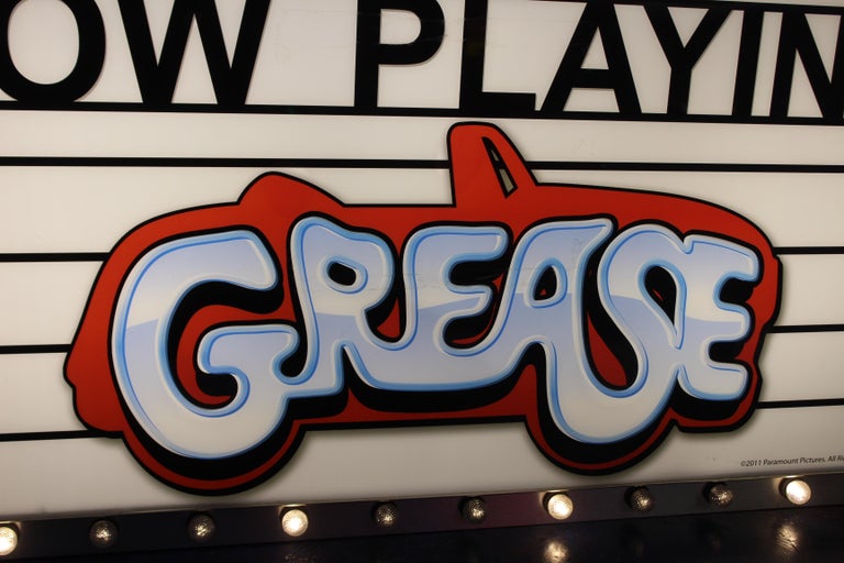 Grease Marquee Double Sided Light Up Sign For Sale at 1stDibs