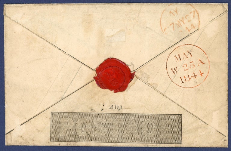 Great Britain 1840 1d Mulready Envelopes (Forme 1, Stereo A138 and ...