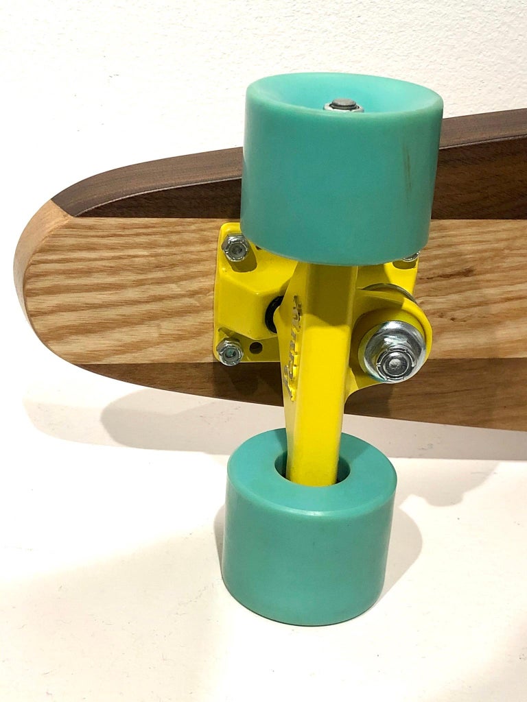 Great Design 1/10 Skateboard in Walnut and Maple by Cuevas at 1stDibs