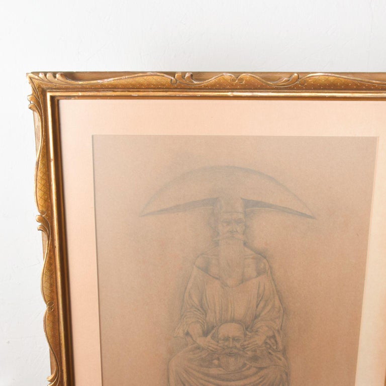 Great Masters Expressionism Rafael Coronel Paper Drawing in Pencil ...