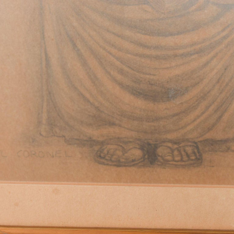 Great Masters Expressionism Rafael Coronel Paper Drawing in Pencil ...