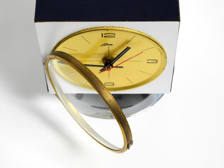 Great Rare Italian 1960's Large Space Age Table Clock with Radio from ...