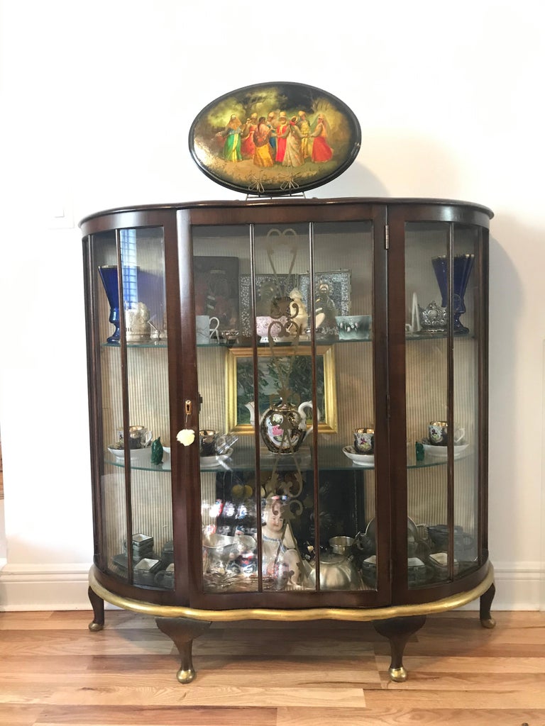 Great Selection of Russian Antique Collectibles in Vitrine For Sale at ...