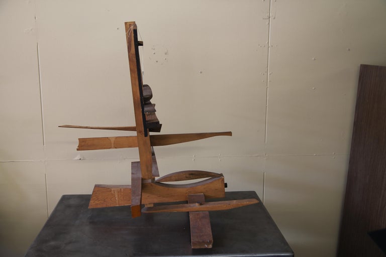 Great Wood Sculpture by the Artist Sidney Rose For Sale at 1stDibs