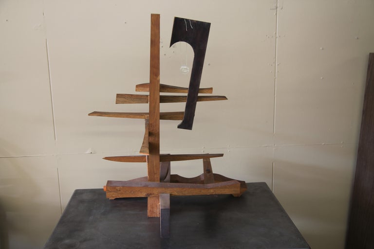 Great Wood Sculpture by the Artist Sidney Rose For Sale at 1stDibs