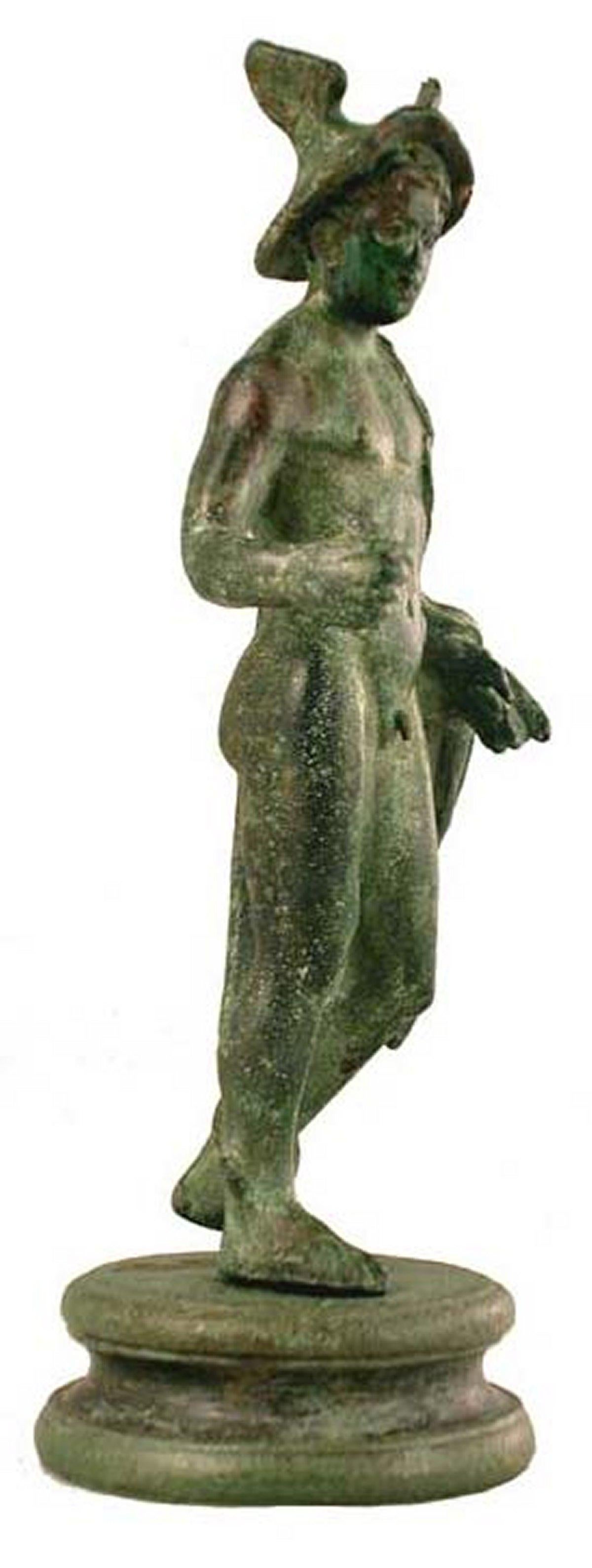 Sculpture en bronze gréco-romaine d'Hermès, 200 avant J.-C. - 200 après ...