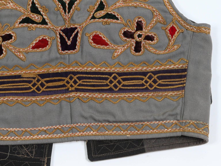 Vintage Greek Folk Vest Part of Traditional Costume For Sale at 1stDibs
