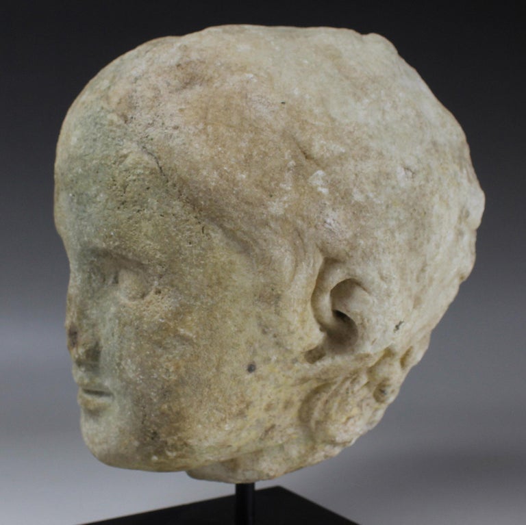 Greek head of a child at 1stDibs