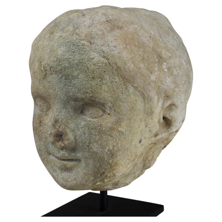 Greek head of a child at 1stDibs