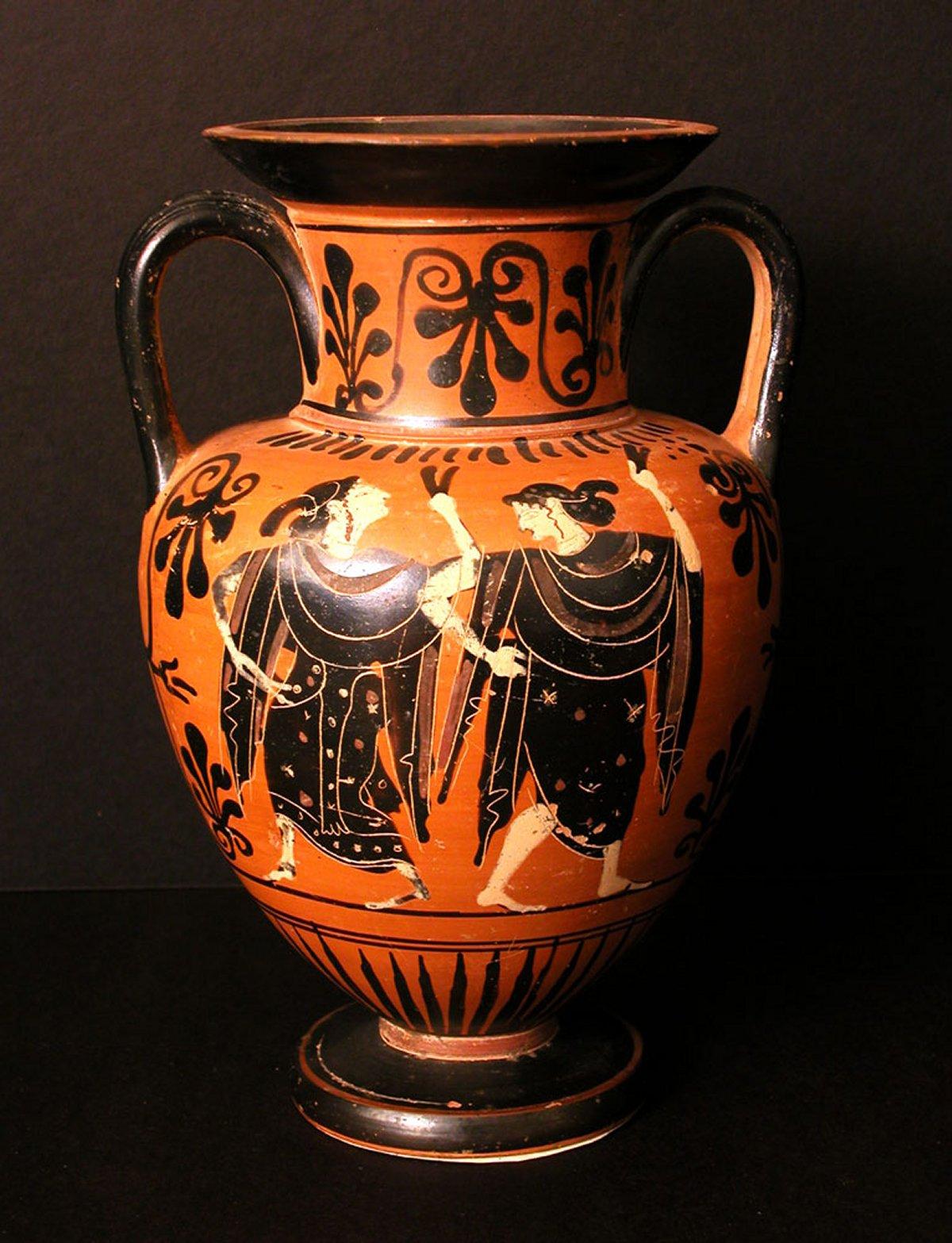 Greek Helenistic Attic Black-Figure Amphora, 520 BCE-500 CE For Sale at ...