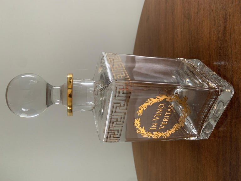 Greek Key Neoclassical Decanter For Sale at 1stDibs