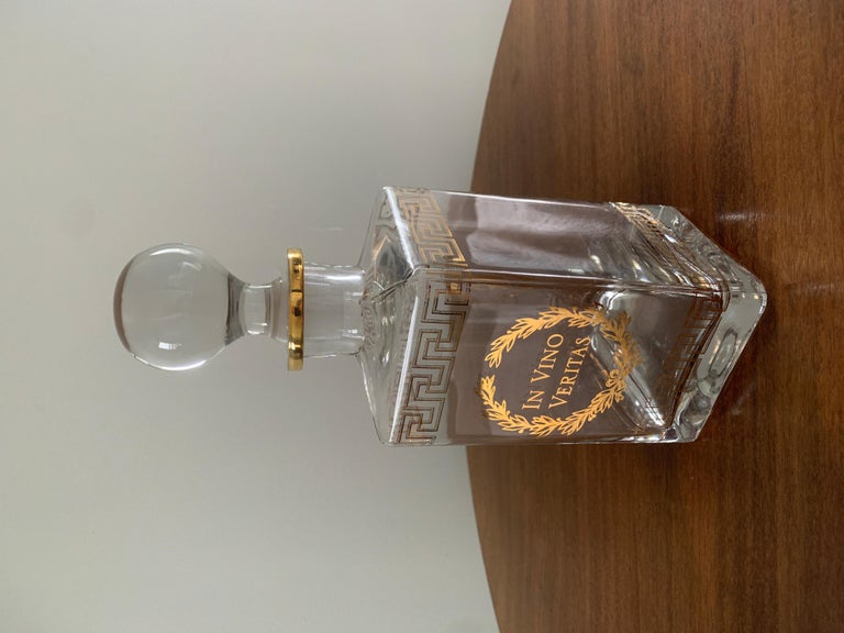 Greek Key Neoclassical Decanter For Sale at 1stDibs