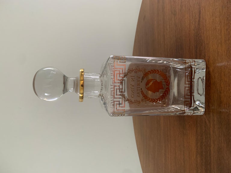 Greek Key Neoclassical Decanter For Sale at 1stDibs