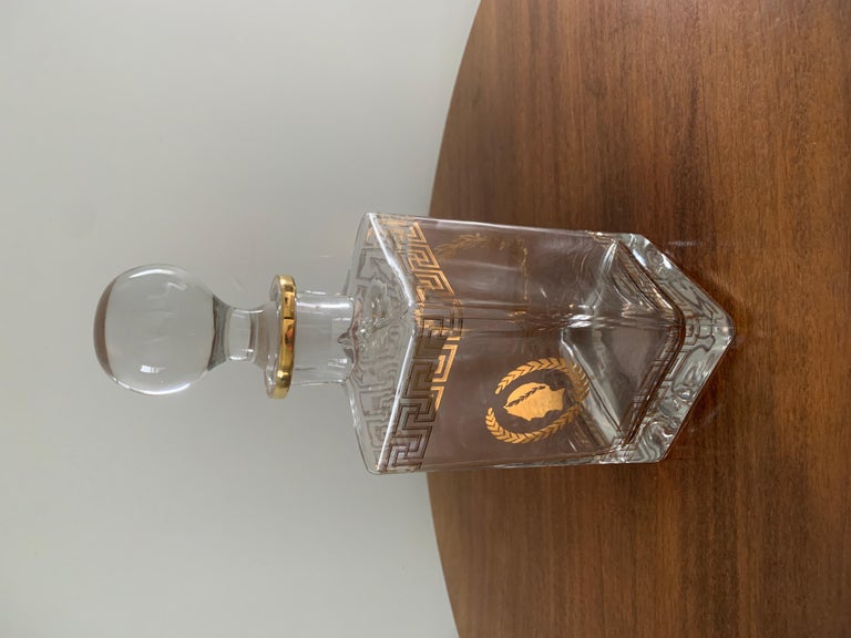 Greek Key Neoclassical Decanter For Sale at 1stDibs