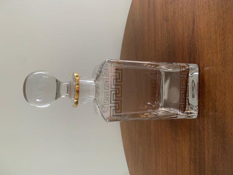Greek Key Neoclassical Decanter For Sale at 1stDibs
