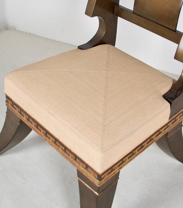 Modern Sabre Leg Chairs in Engl. Neoclassic style, after a Model by ...