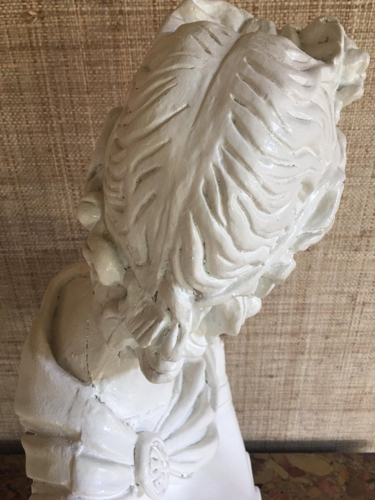 Greek Roman Plaster Bust Sculpture Statue of Apollo at 1stDibs