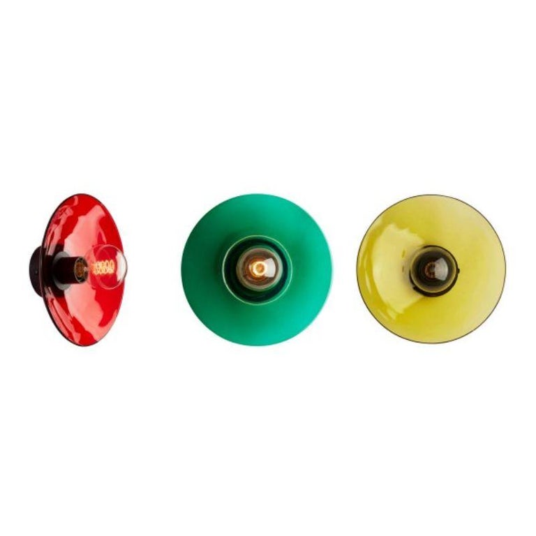 Green Alvéole Wall Light by RADAR For Sale at 1stDibs