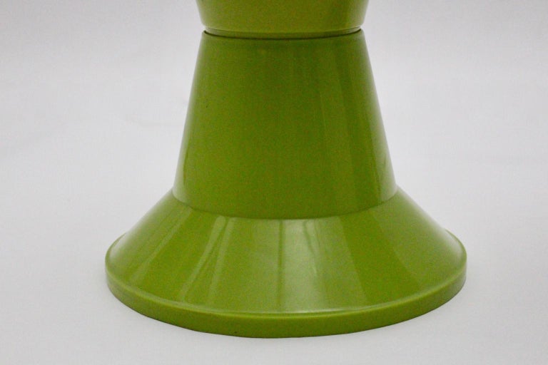 Space Age Green and Red Vintage Plastic Stools Duo Pair circa 1970 ...