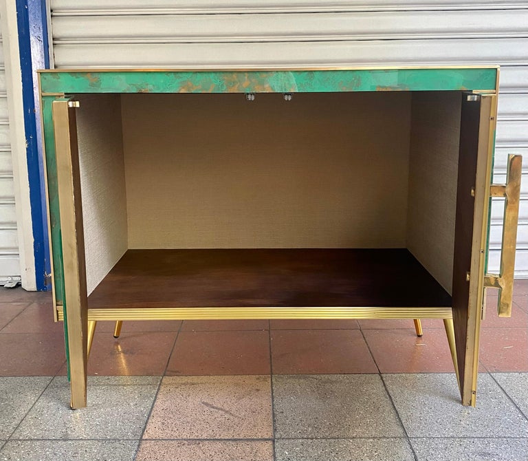 Green Chest of Drawers Murano Glass For Sale at 1stDibs