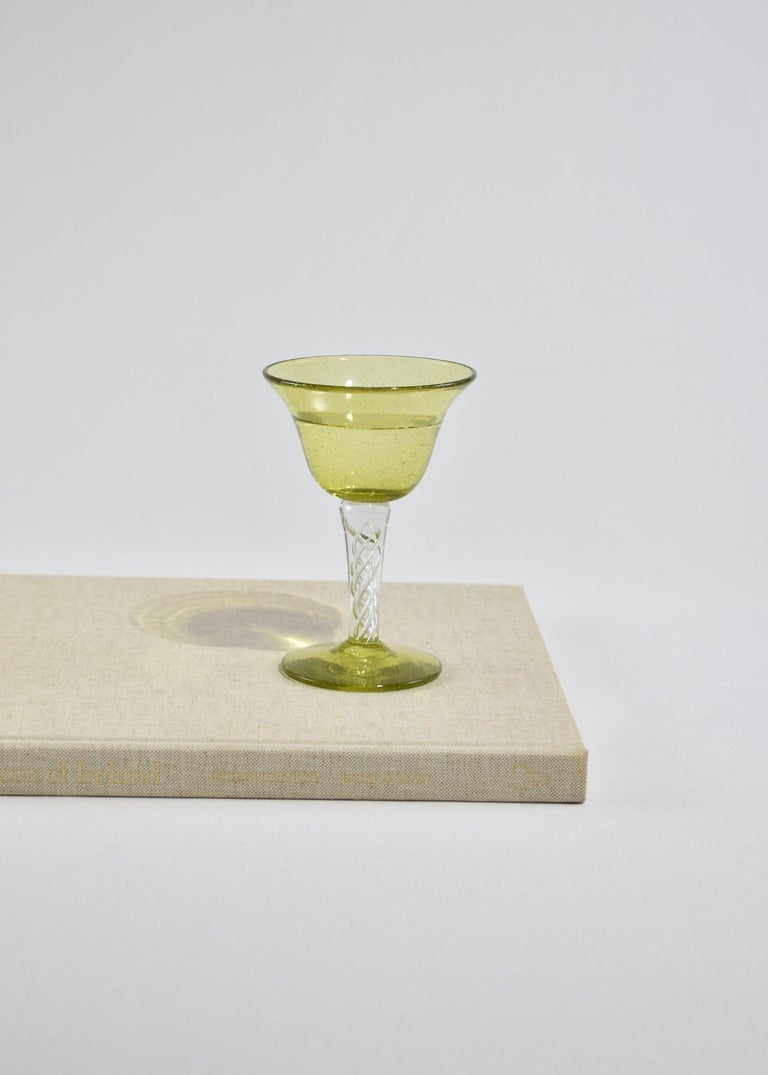 Green Cocktail Glass Set at 1stDibs | green cocktail glasses