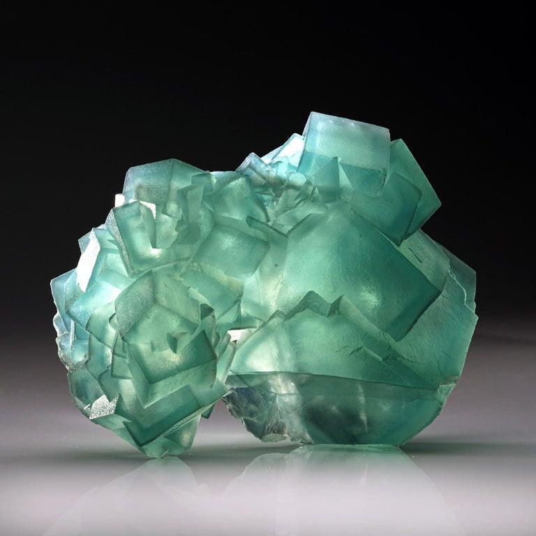 Green Fluorite Cluster from Hunan, China For Sale at 1stDibs