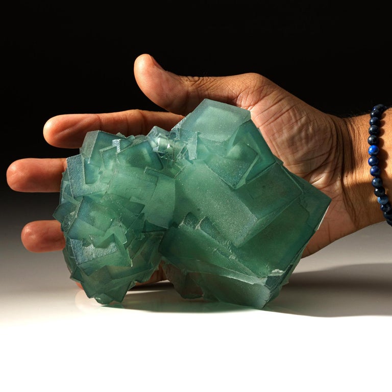 Green Fluorite Cluster from Hunan, China For Sale at 1stDibs