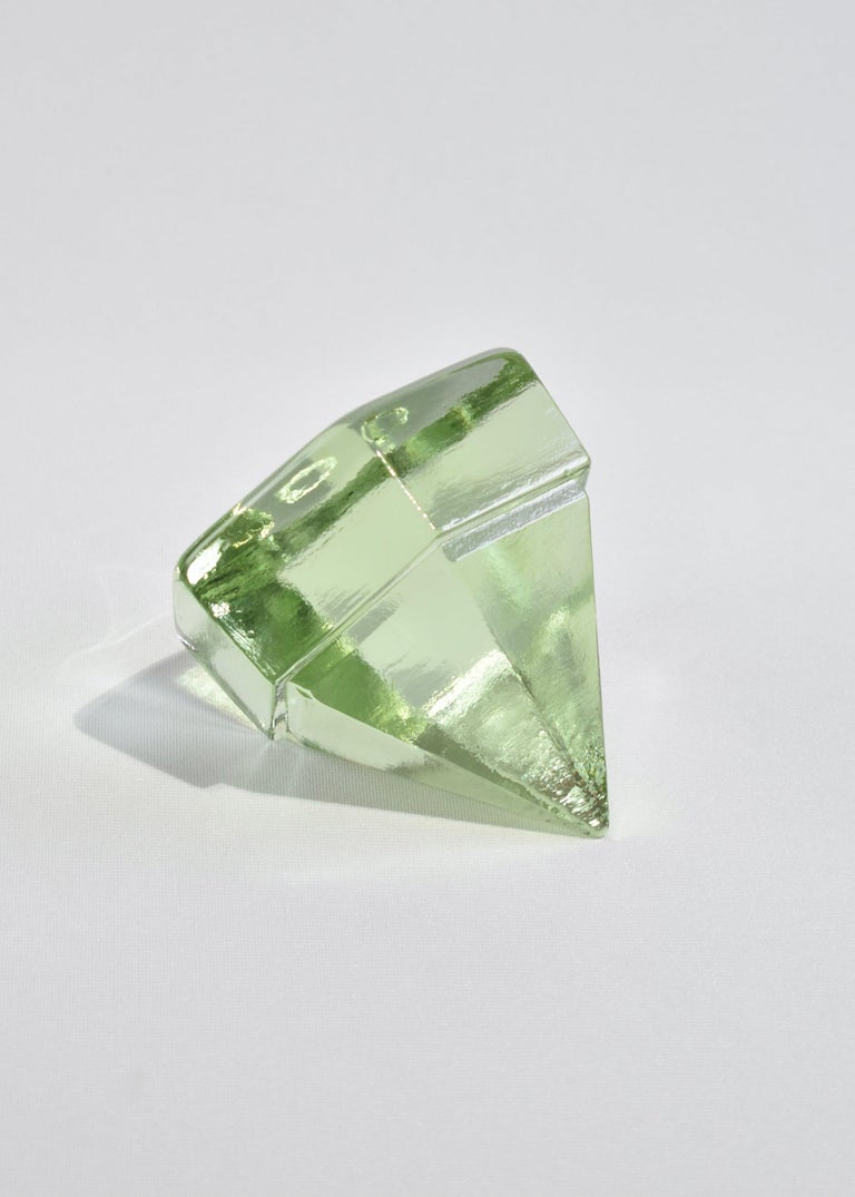Green Glass Prism For Sale at 1stDibs