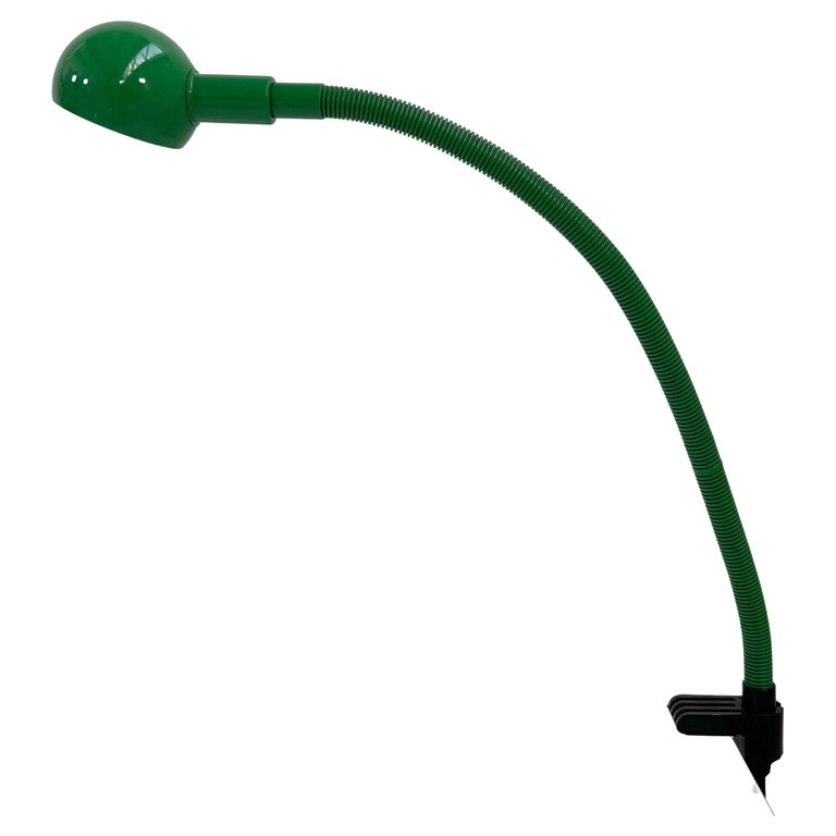 Green Hebi Desk Lamp by Isao Hosoe for Valenti, 1970s For Sale at 1stDibs