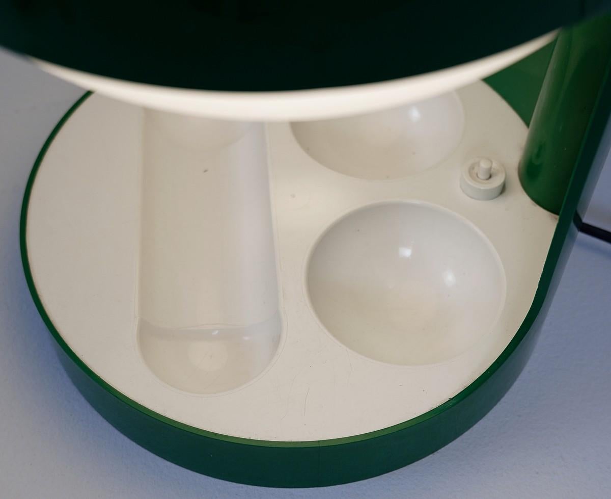 Green Joe Colombo Table Lamp Model KD29, Kartell, 1967 at 1stDibs ...