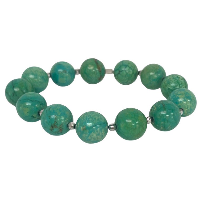 Green Magnesite Paradizia Bracelet For Sale at 1stDibs