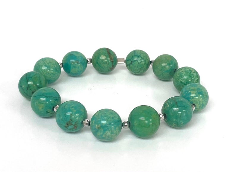 Green Magnesite Paradizia Bracelet For Sale at 1stDibs