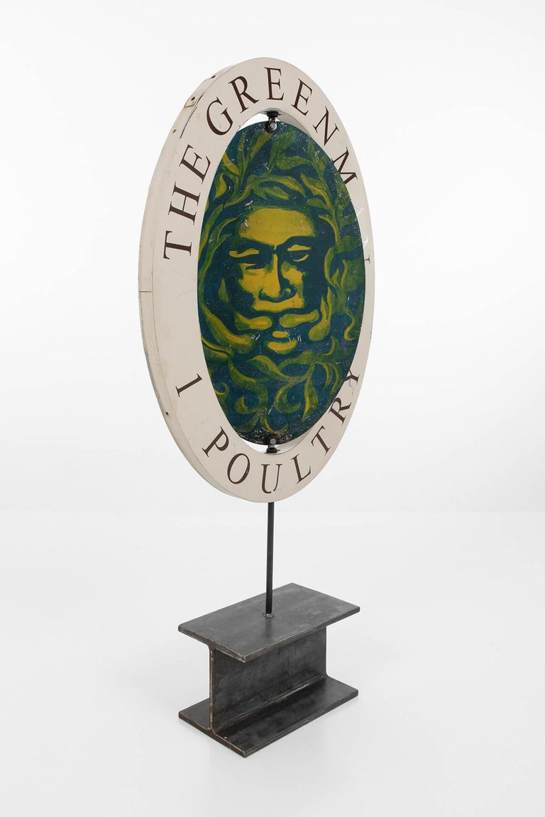 Green Man Original London Pub Sign For Sale at 1stDibs