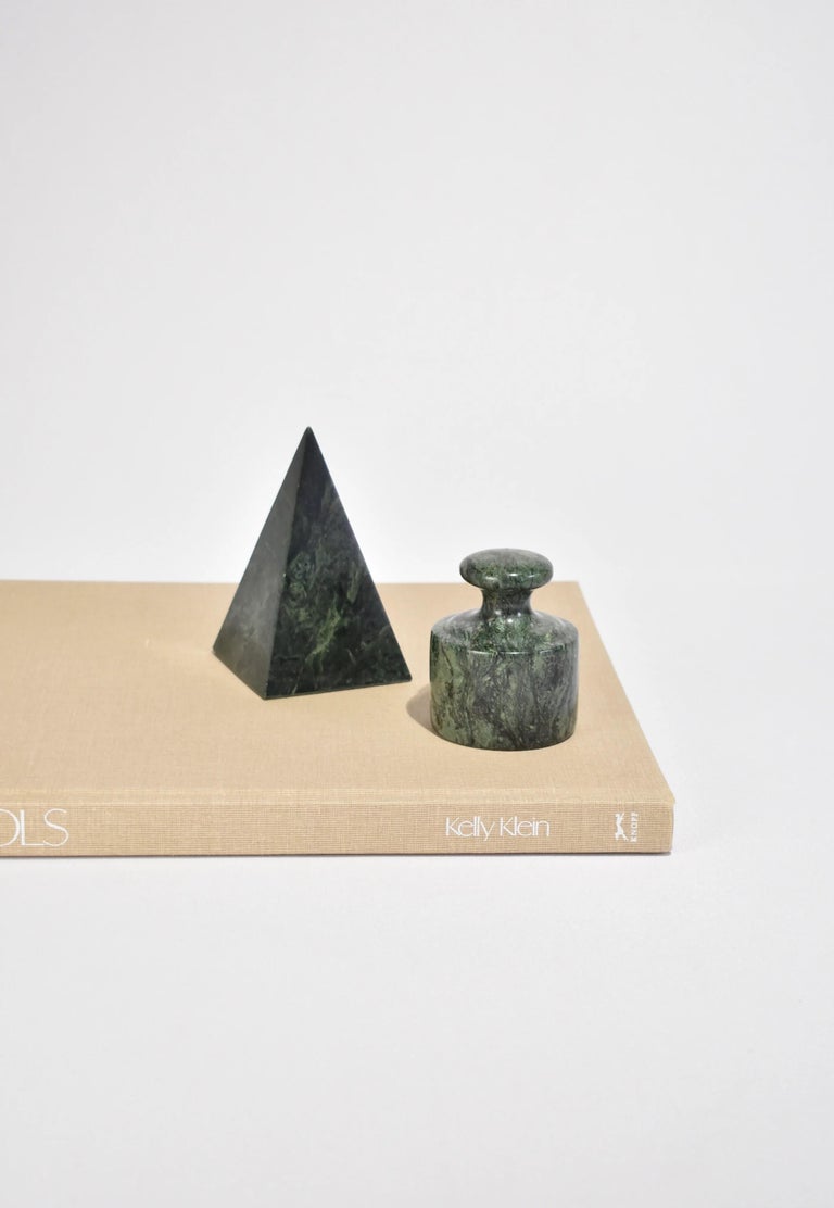 Green Marble Desk Set For Sale at 1stDibs