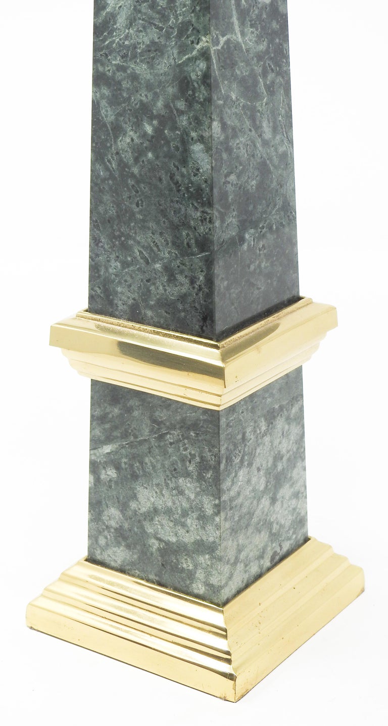 Green Marble Obelisk, Vintage For Sale at 1stDibs | marble obelisks for ...