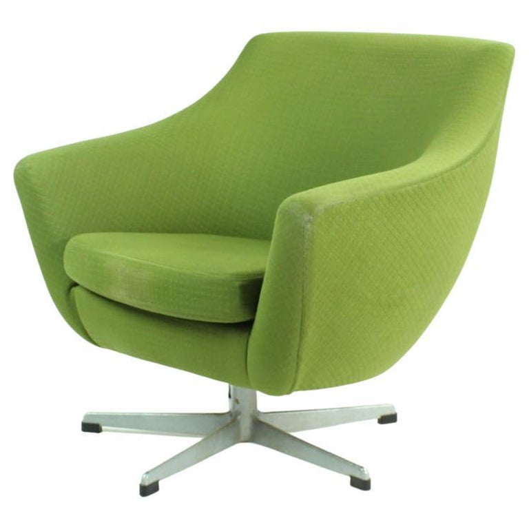 Green Midcentury Club Chair By Up Zavody, Czechoslovakia 1979 For Sale ...