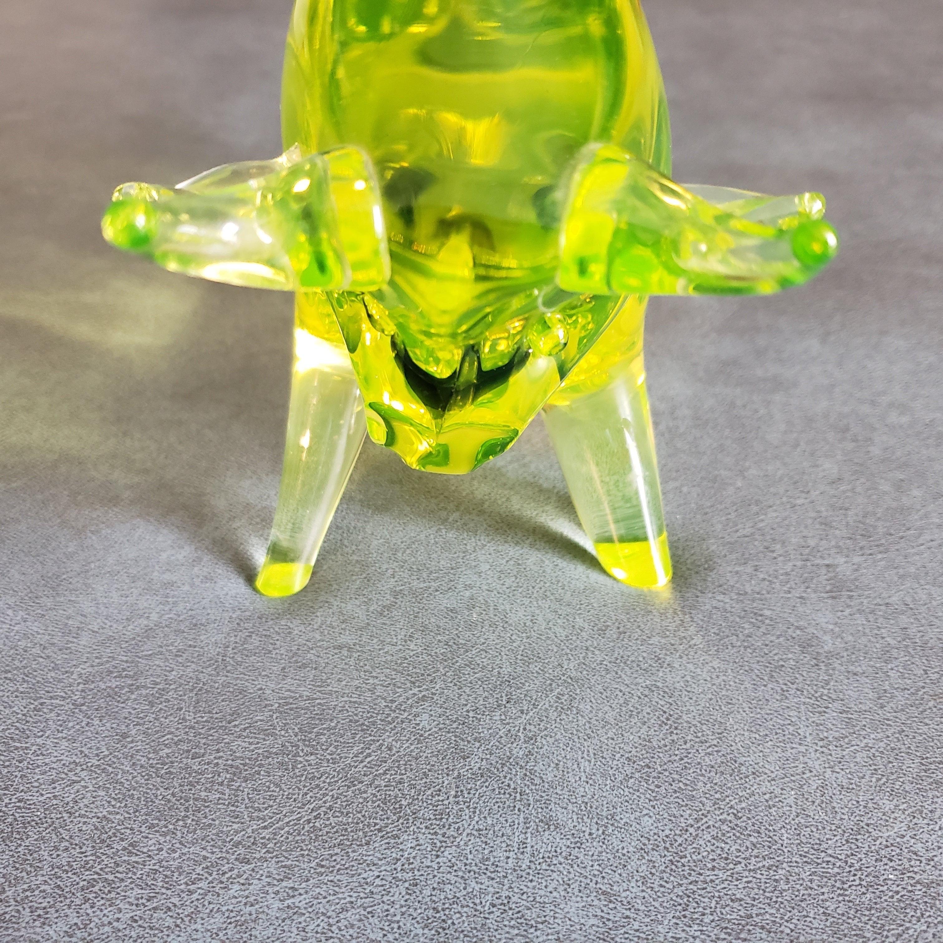 Green Murano Glass Bull at 1stDibs